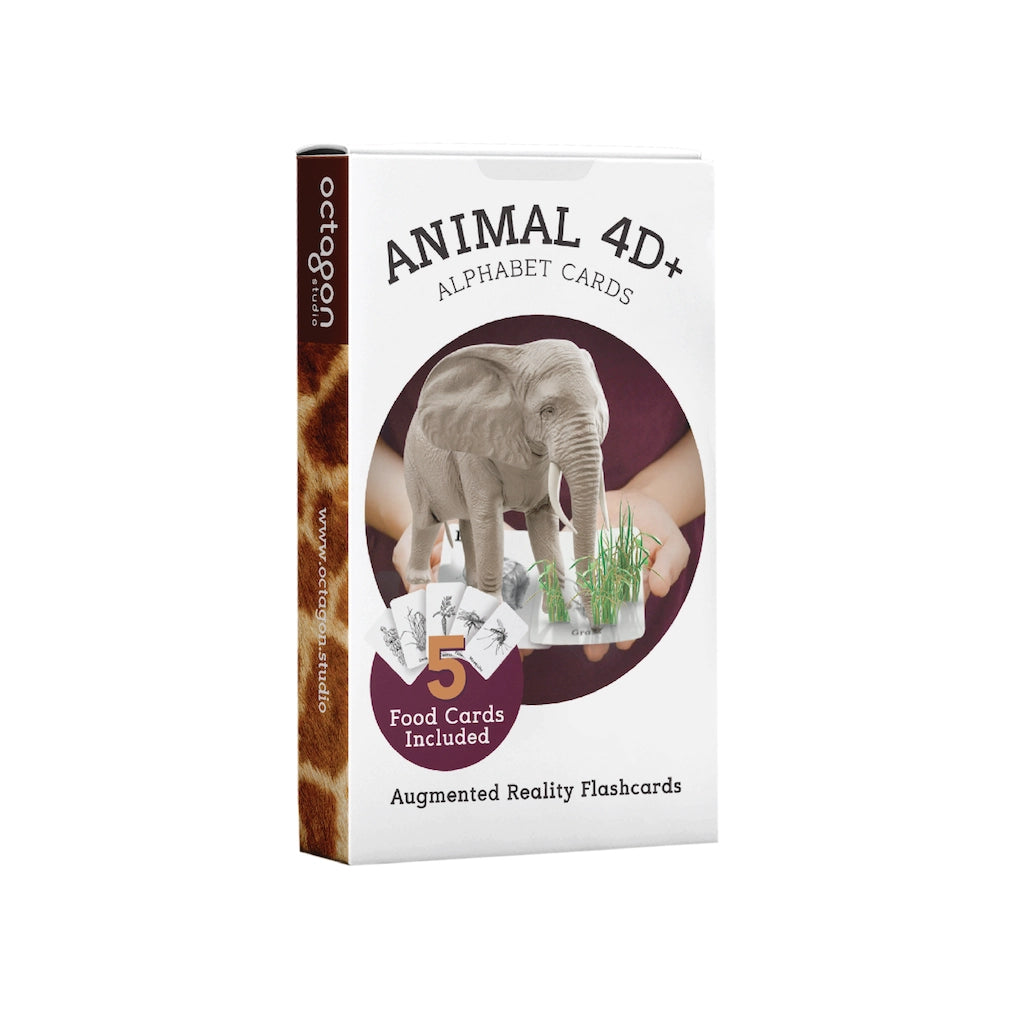 4D+ Animal Alphabet Cards – Butterfly Pavilion